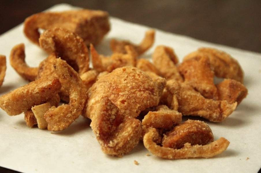 Pub-style Pork Scratchings - Recipes from BritiShop, Thailand