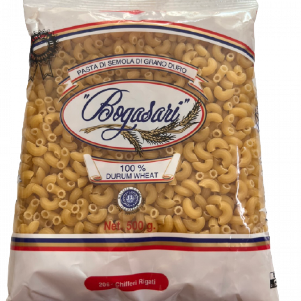 Chifferi Rigate (206)-500g (Bogasari) - SR at BritiShop, Thailand