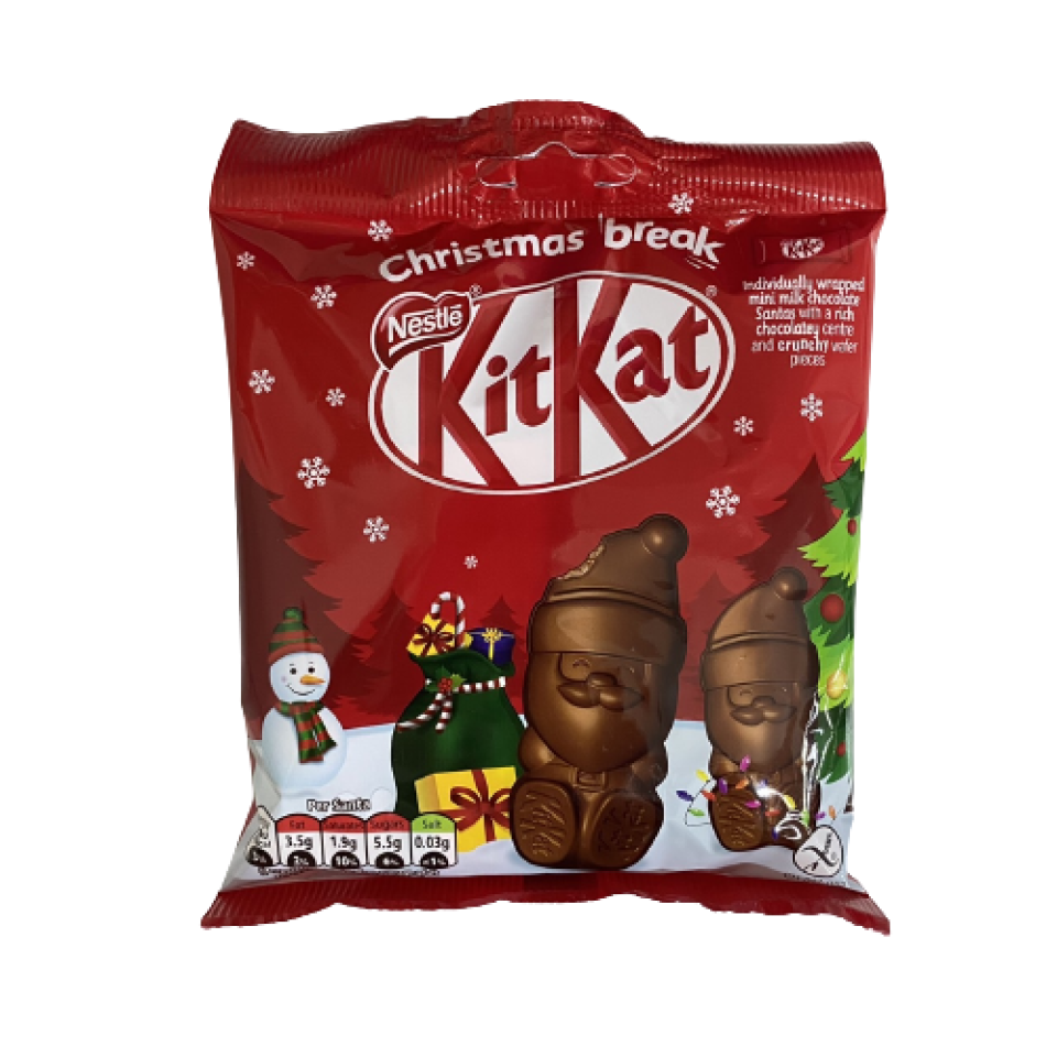 Nestle Kit Kat Mini Santa Pouch - 55g at BritiShop, Thailand