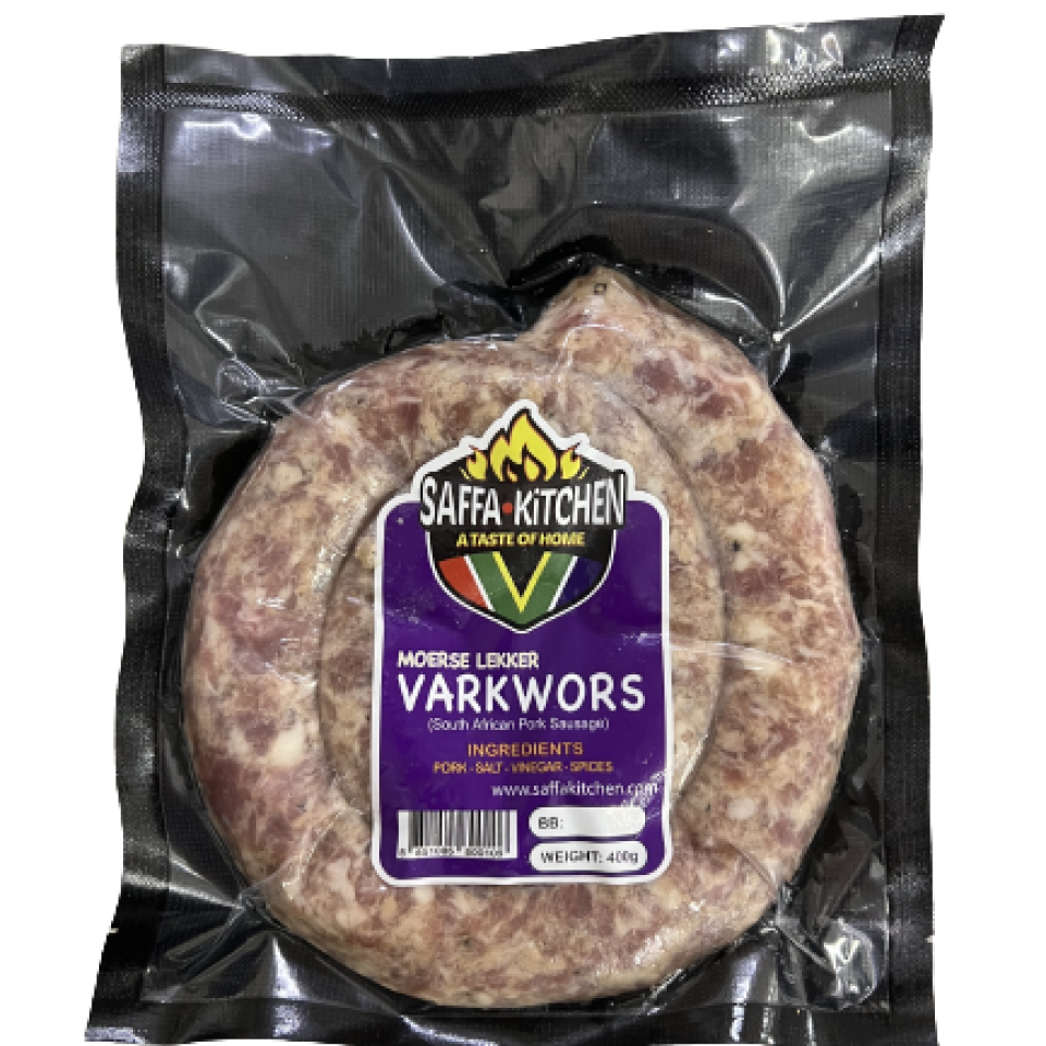 South African Pork Sausage - Varkwors 500g ที่ บริทิช็อป ประเทศไทย