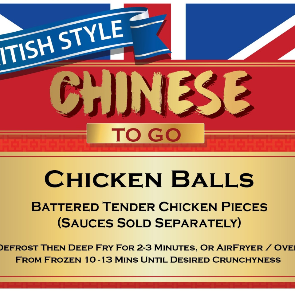 Chicken Balls *No sauce* – British Style Chinese To Go F6 at BritiShop ...
