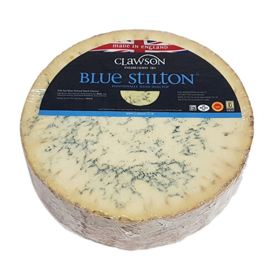 Clawson - Blue Stilton Cheese (approx size 4 kg) ที่ บริทิช็อป ประเทศไทย