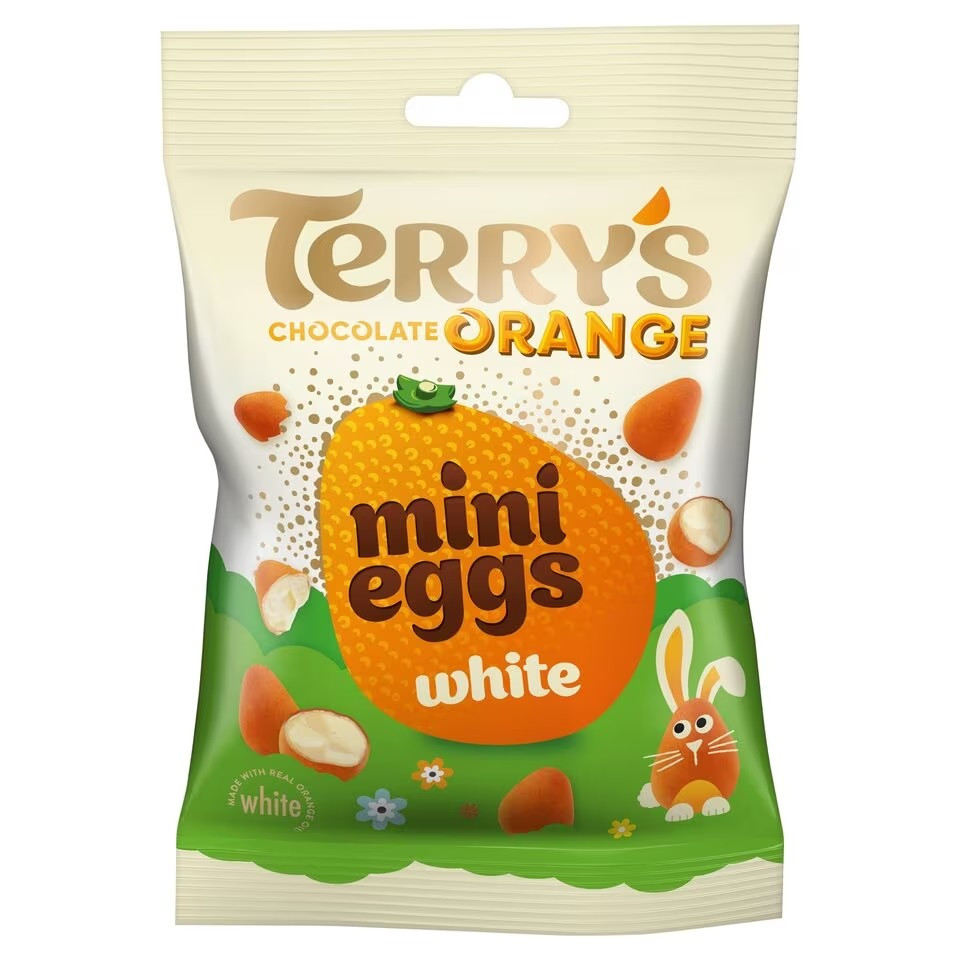 Terrys Chocolate Orange Mini Easter Eggs White 80g at BritiShop, Thailand