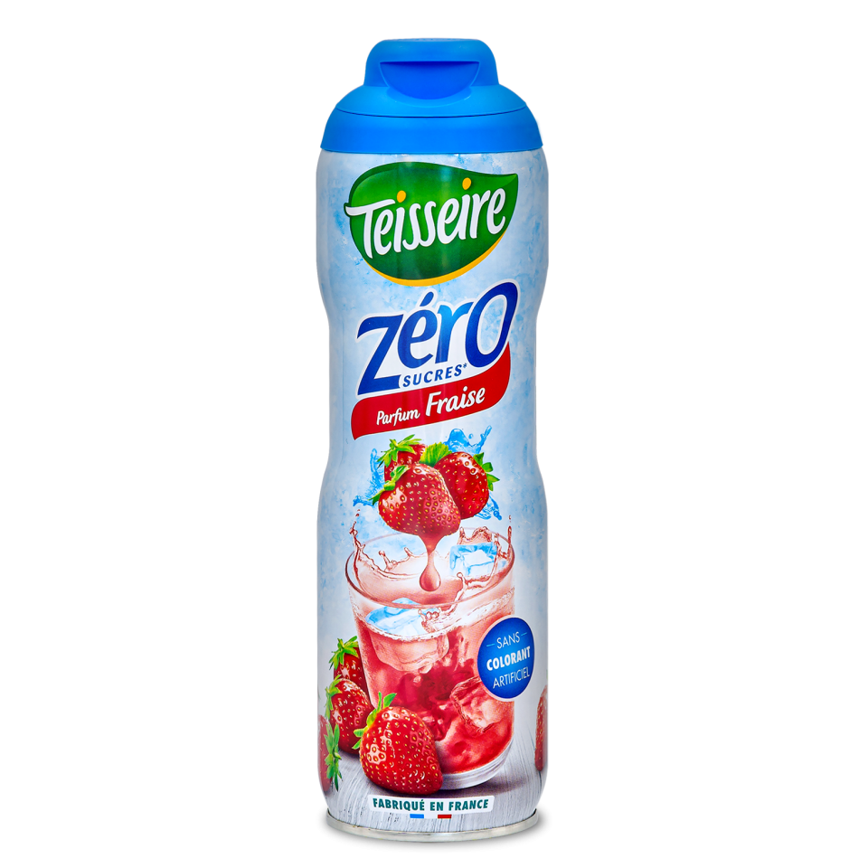 Teisseire - Le 0% Strawberry syrup 60cl at BritiShop, Thailand