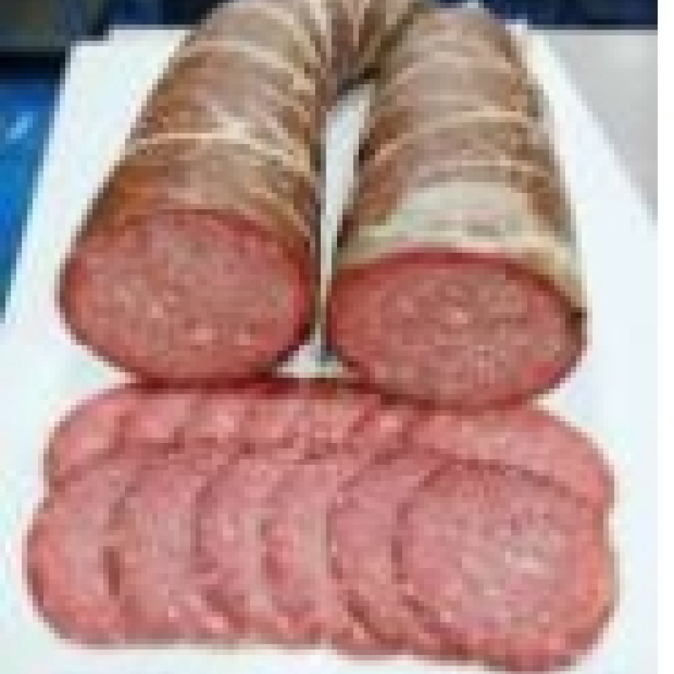 Beef salami (Approx 1-1.5 kg per piece, @ 1090 B per kg) *Price per ...