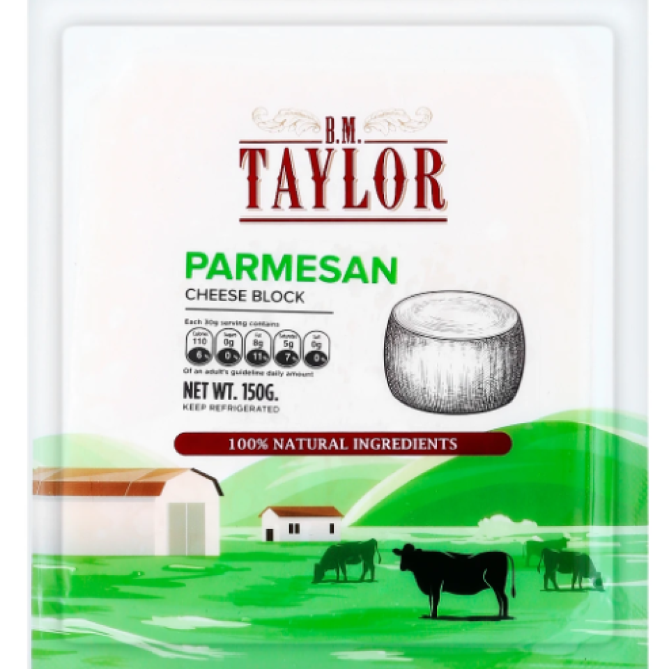 B.M.TAYLOR Parmesan Cheese Block 150 g. ที่ บริทิช็อป ประเทศไทย