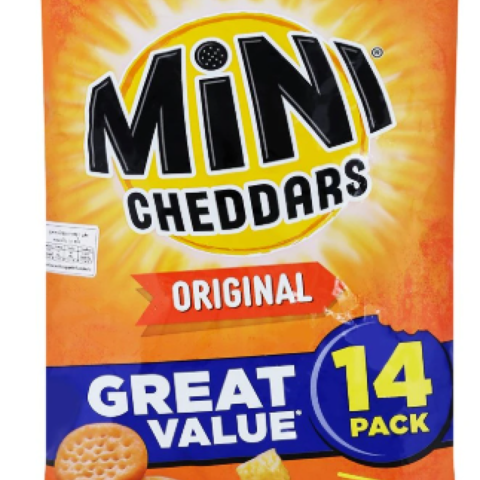JACOB'S Mini Cheddar Original 332 g. at BritiShop, Thailand