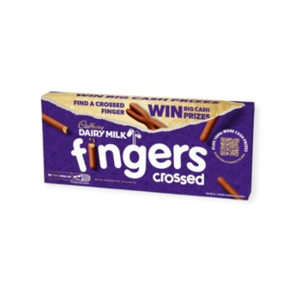 Cadbury Dairy Milk Fingers Crossed 114g at BritiShop, Thailand