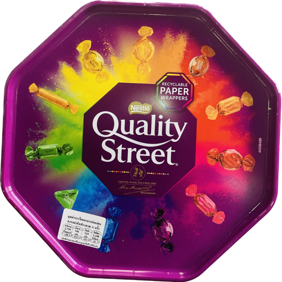 Nestle Quality Street Choco Tub 500g At BritiShop Thailand nestle-quality-street-choco-tub-500g-at-britishop-thailand