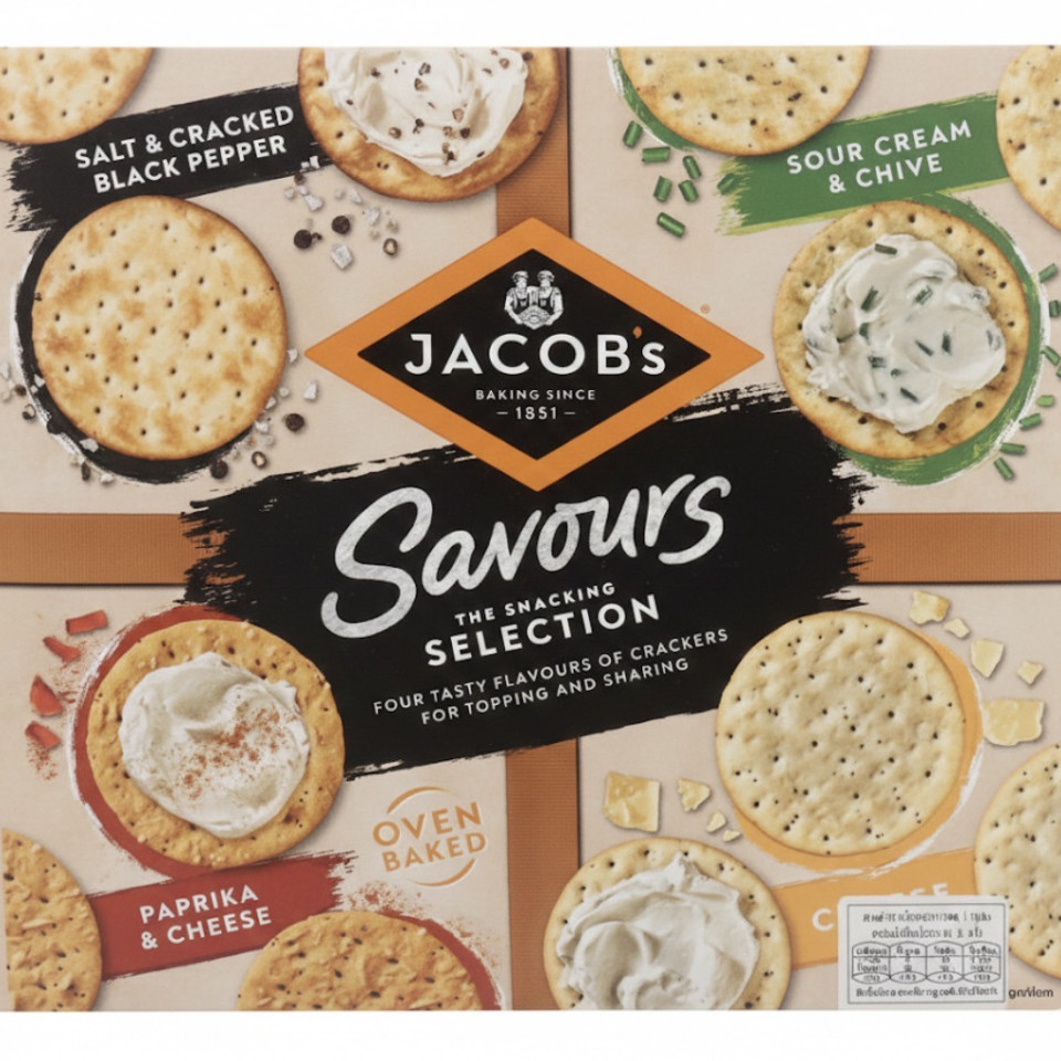 Jacob's Savours: The Snacking Selection 250g at BritiShop, Thailand