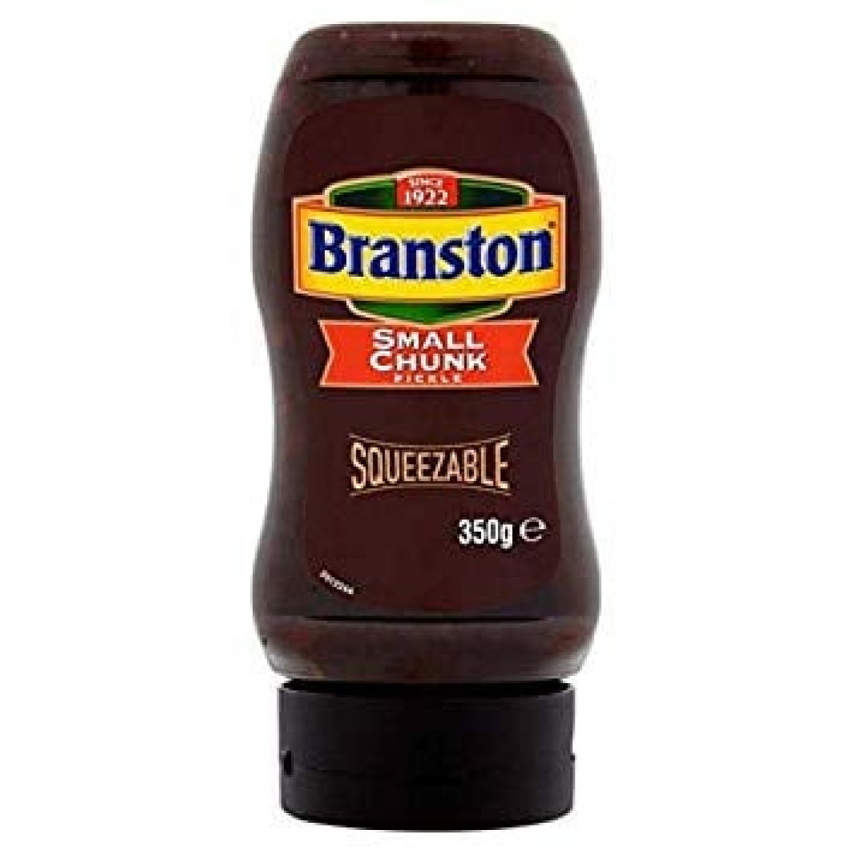 Branston Pickle Small chunk Squeezy 350g. at BritiShop, Thailand