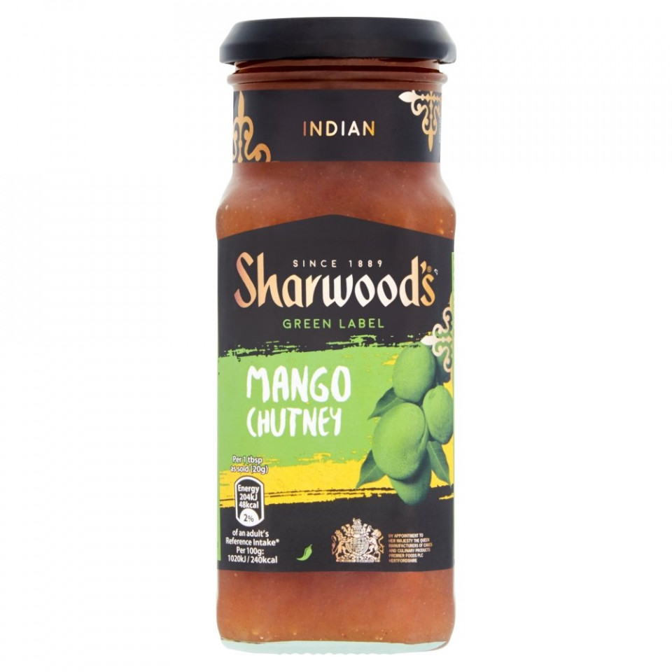 Sharwood's Green Label Mango Chutney 360g at BritiShop, Thailand