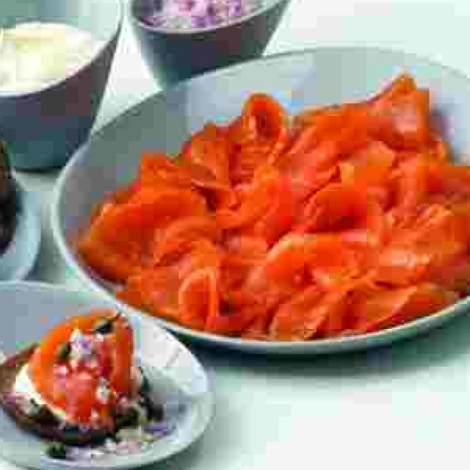 Salmon Trim Smoked per 250g ที่ บริทิช็อป ประเทศไทย