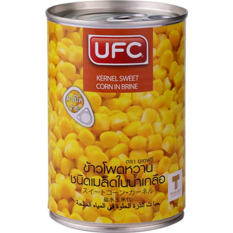 UFC Sweet Corn Kernels in Brine - 410g - SR at BritiShop, Thailand