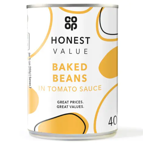 Co Op Honest Value Baked Beans 400g ที่ บริทิช็อป ประเทศไทย